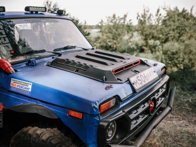 Накладка на капот TORBIK универсальная с отверстием под свет или ...