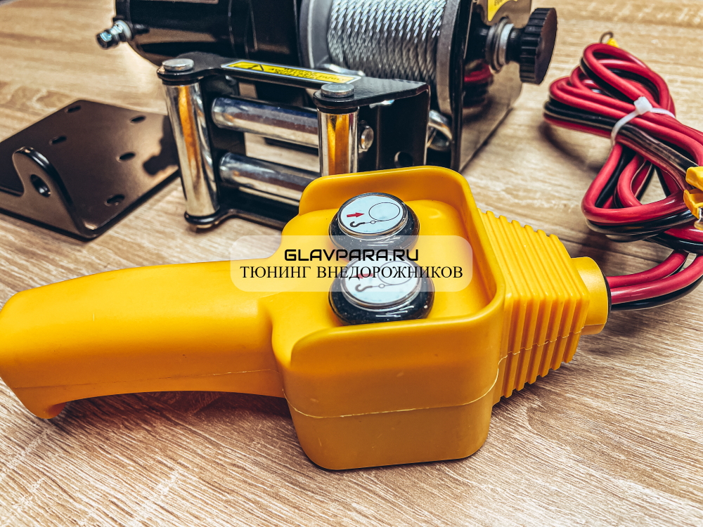 Лебедка электрическая 12V ATV Electric Winch 2000lbs / 907 кг на ...
