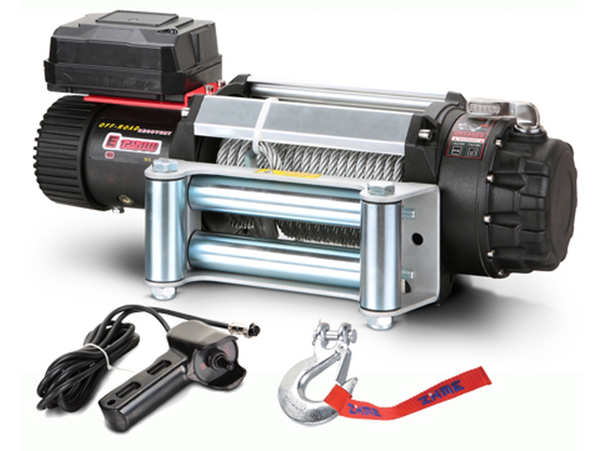 Лебедка автомобильная Master Winch E12500 12V 5670 кг со стальным тросом IP68 купить в ...